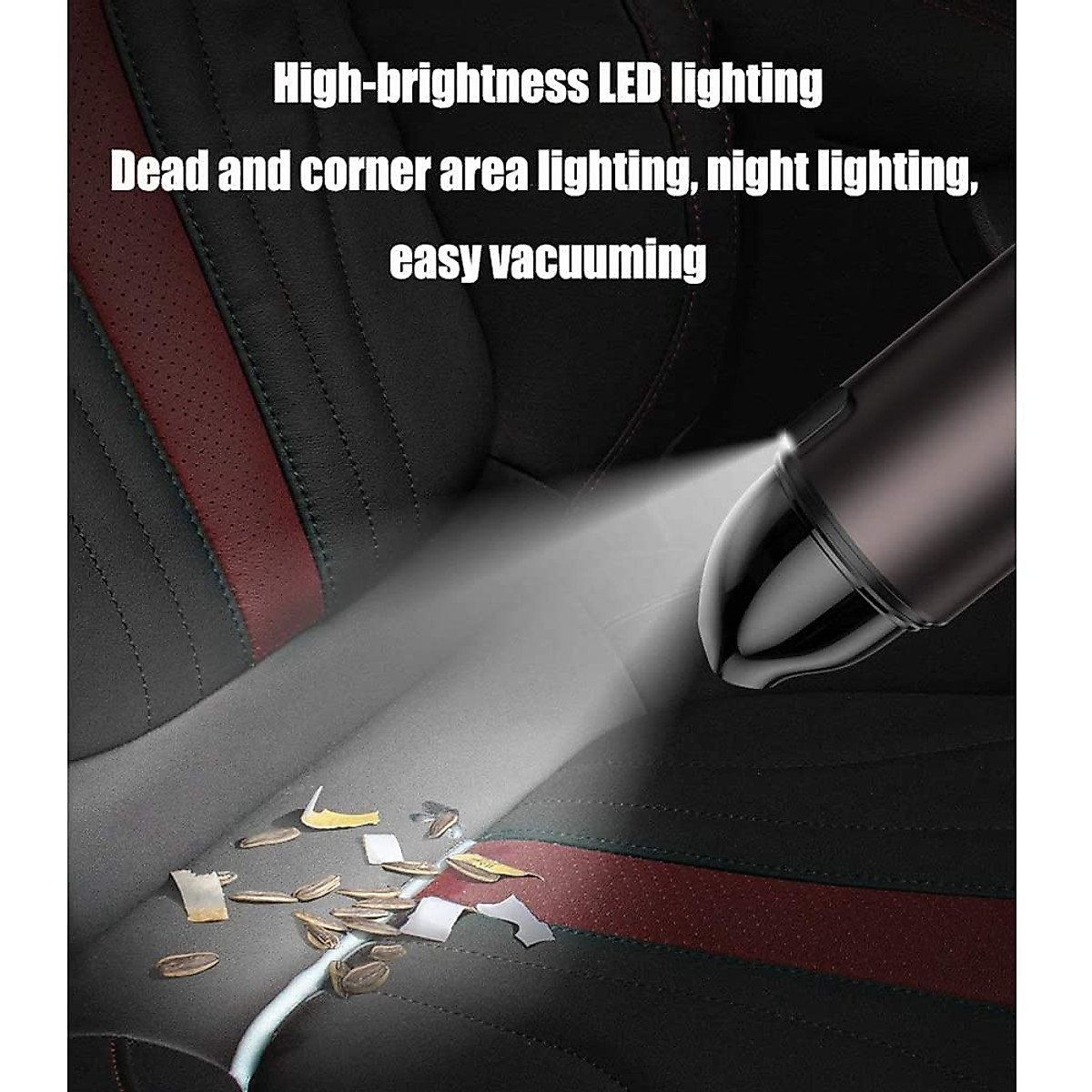 ACHIETOP Mini Handheld Vacuum Cordless, Portable Car Vacuum Cleaner Cordless Rechargeable with High Power, Wet & Dry Use for Home and Car