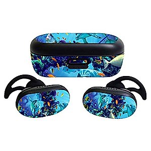 MIGHTY SKINS MightySkins Glossy Glitter Skin Compatible with Bose QuietComfort Earbuds (2020)