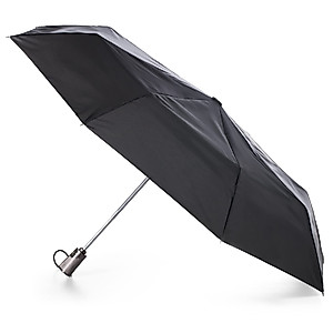 totes Titan Portable Travel Umbrella – Windproof, Waterproof, Strong, Compact Umbrella – Perfect for the Car, Backpack, and On-the-Go