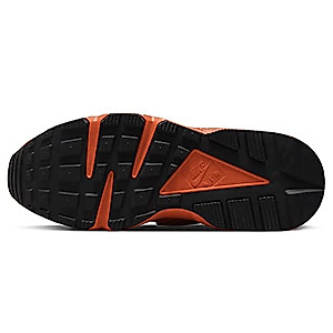 Nike Womens Air Huarache Run Sneakers, Rush Orange/Black/Guava Ice, 6 US