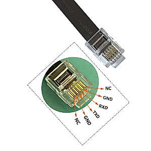DSD TECH SH-RJ12B USB to RJ12 RJ11 6P4C RS232 Serial Cable