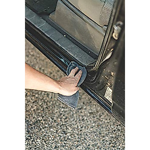 The Rag Company - The Miner - Professional Metal Polishing and Microfiber Detailing Towels, Safe on High-End Wheels and Soft Metals, 70/30 Blend, Dual-Pile, 365gsm, 16in x 16in, Grey (10-Pack)