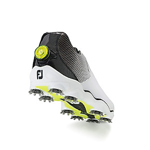 FootJoy Men's D.N.A. Helix Boa-Previous Season Style Golf Shoes White 12 M Black, US