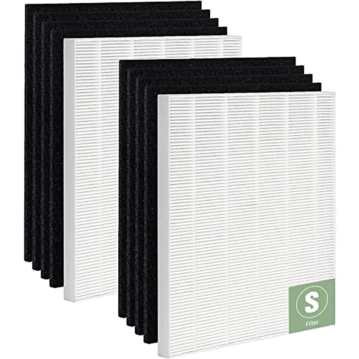 2-Pack C545 Replacement Filter S Kit Compatible with Winix C545 Air Purifier, H13 True HEPA Filter Replace 1712-0096-00