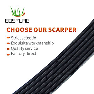 BOSFLAG 22431-V10-013 Drive Belt with 16950-ZM0-003 Fuel Shutoff Valve 98079-55846 Spark Plug Replaces Honda 22431-V10-003, 22431 V10 013, 22431 V10 003 for Honda HS520, HS520K1, HS720 Snowblowers