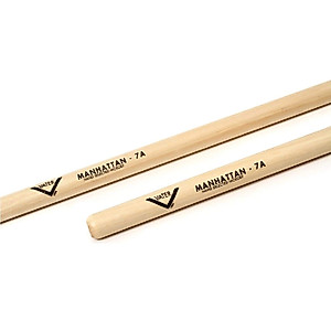 Vater 7A Wood Tip Hickory Drum Sticks, Pair
