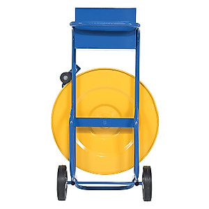 Vestil STRAP-PS-HD Steel Strapping Cart with Powder Coat Finish, 24-7/8" Width, 43" Height, 20-1/2" Depth