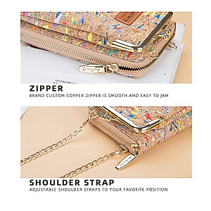 GXF-BAELLERRY Ladies Long Wallet Large Capacity Fashion Mobile Phone Bag Shoulder Messenger Bag (Color : 07)