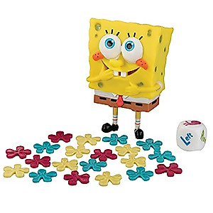 PlayMonster SpongeBob SquarePants Game — Fast, Musical Kids Game — Funny Sounds — Roll the Dice and Pass Him Fast — For Ages 6+, Yellow