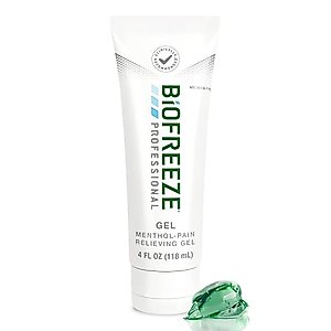 Biofreeze Professional Gel Pain Relief, Knee & Lower Back Pain Relief, Arthritis Pain Reliever, Sore Muscle Relief, Neck Pain Relief, Cooling Joint Pain Relief, Menthol Gel 4 Fl Oz