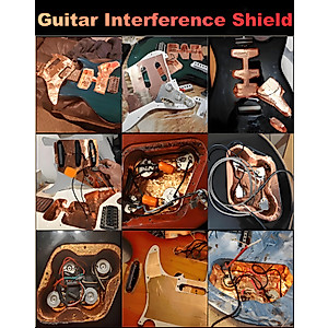 Copper Tape 1Inch x 50 Feet Double Conductive Metal Foil Adhesive Tape for EMI/RFI Shielding, DIY Crafts, Grounding, Stained Glass, Garden, Solder Paper Circuit, Guitar Interference Shield, Duct Wrap