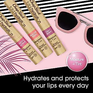 ChapStick Total Hydration Moisture Plus Tint Plus SPF, Tinted Lip Balm Collection With Natural Sunscreen In Very Berry, Pretty in Pink and Peachy Keen, 3 Tubes 0.08 oz