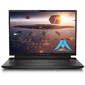 Dell Alienware m18 Ryzen Edition Laptop (2023) | 18" 2560x1600 QHD+ | Ryzen 7-7745HX - 512GB SSD + 512GB SSD Hard Drive - 16GB RAM - Nvidia GeForce RTX 4060 | cores @ GHz - 8GB GDDR6 Win (Renewed)