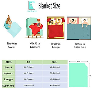 Smier Direct Cute Potato Soft Comfy Flannel Blanket Fluffy Queen Plush Throw Twin Cozy Outdoor Picnic Living Room Travel Couch 80x60in for Adult