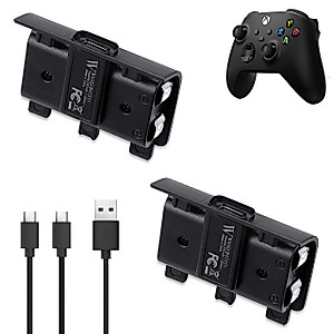 Wasserstein 700mAh Controller Battery Packs Compatible with Microsoft Xbox Wireless Controller 2020 Model (Xbox Series X, Xbox Series S, & Xbox One) - Make Your Gaming Experience Convenient