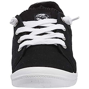 Roxy Women's Bayshore Slip ON Shoe Sneaker, Black/Anthracite 20, 11