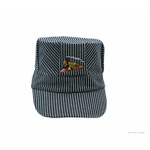 Adult Train Engineer Railroad Hat The Real Deal Men's Red Steam Engine Engineer Hat I Trains