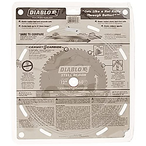 Diablo D1260CF 12-inch Steel Demon 60T Cermet II Carbide Ferrous Metal Saw Blade