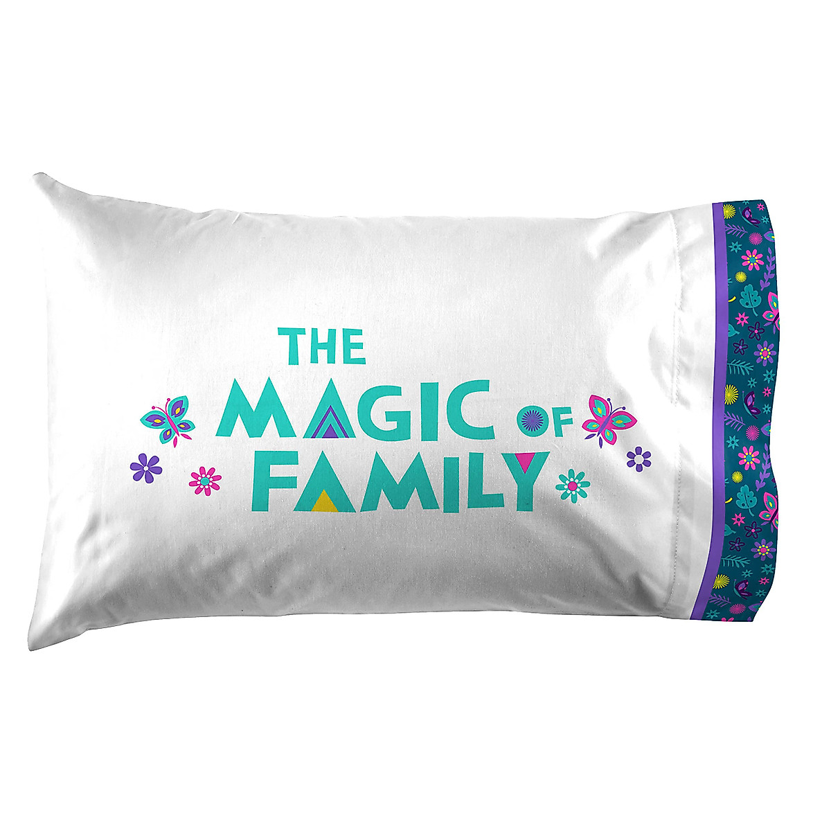 Jay Franco Disney Encanto Sister Magic Full Sheet Set - 4 Piece Set Super Soft and Cozy Kid’s Bedding - Fade Resistant Microfiber Sheets (Official Disney Product)