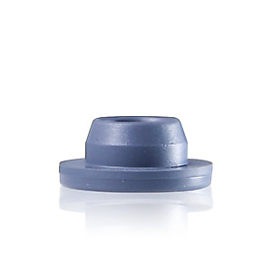 ALWSCI 100PCS 20mm Rubber Butyl Stoppers(Grey) Headspace Septa Mushrooms Self Healing Injection Ports for 13m (0.51in) Diameter Opening Mason Jar Lids