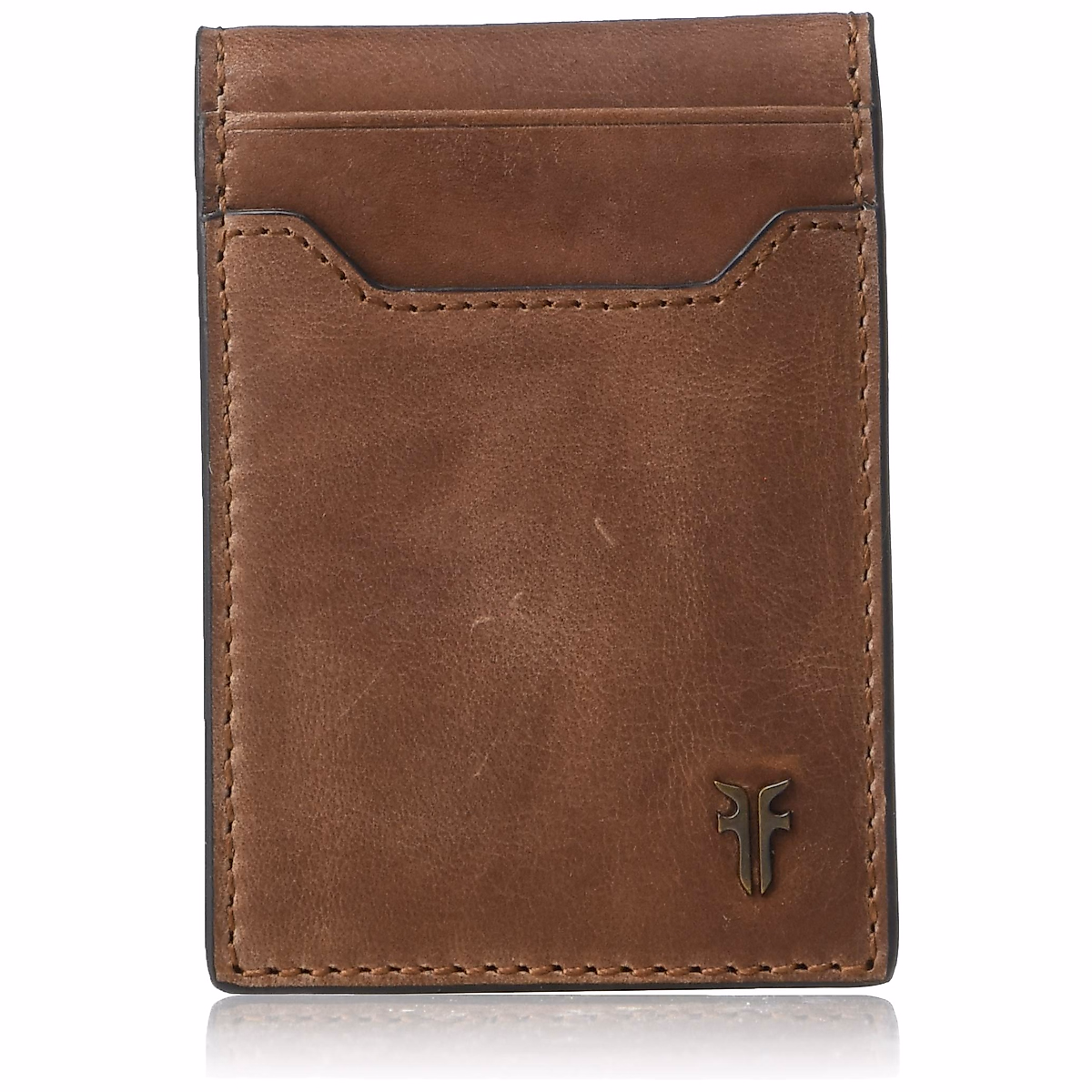Frye mens Holden Folded Case Credit Card Holder, Whiskey, One Size US