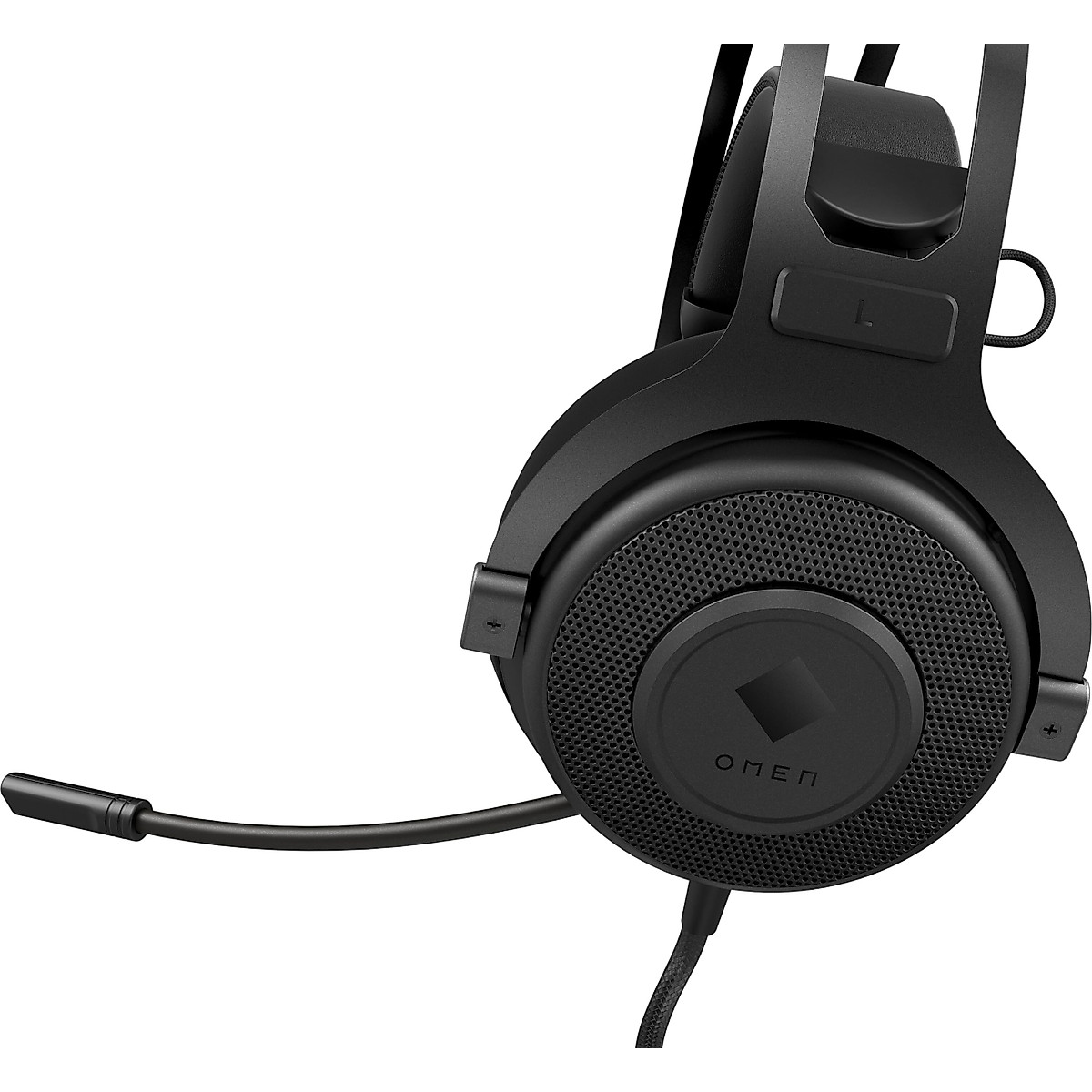 HP OMEN Blast Headset | Gaming Headset with Retractable, Noise Canceling Microphone and 7.1 Surround Sound | Multi-Compatible Xbox One, PS4, and PC Headset | USB Headset | (1A858AA)