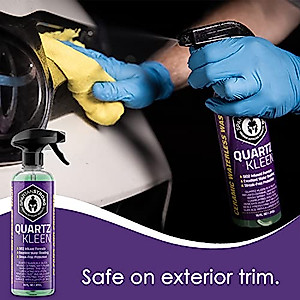 SPARDIANT Premium SiO2 Car Wax Spray, Ceramic Coating Spray, Hydrophobic Paint Sealant, Waterless Car Wash Wax & Polish Detailing Spray 16 Oz Bottle