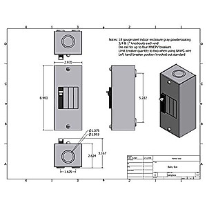 MidNite Solar MNBABYBOX Baby Box Enclosure