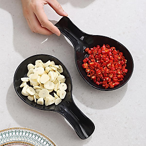 Kyraton Spoon Rest 2 Pack, Plastic Spoon Holder For Kitchen Counter, Kitchen Utensil Rack For Spoons, Tongs, Spatulas, Spoon Rack For Hob, Dishwasher Safe