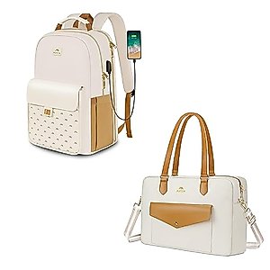 MATEIN Computer Backpack for Women, Large Anti Theft TSA 17 Inch Laptop Backpack, Laptop Bag for Women 15.6 Inch, Water Resistant Computer Briefcase Bag