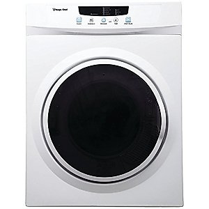 Magic Chef MCSDRY35W 3.5 cu ft Compact Electric Dryer, White
