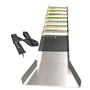 Sluice Box for Gold Mining; 50 inch Gold Prospecting Sluice; Folding Aluminum Sluice Box with Miners Moss; Large Gold Box for Gold Mining and Gold panning kit
