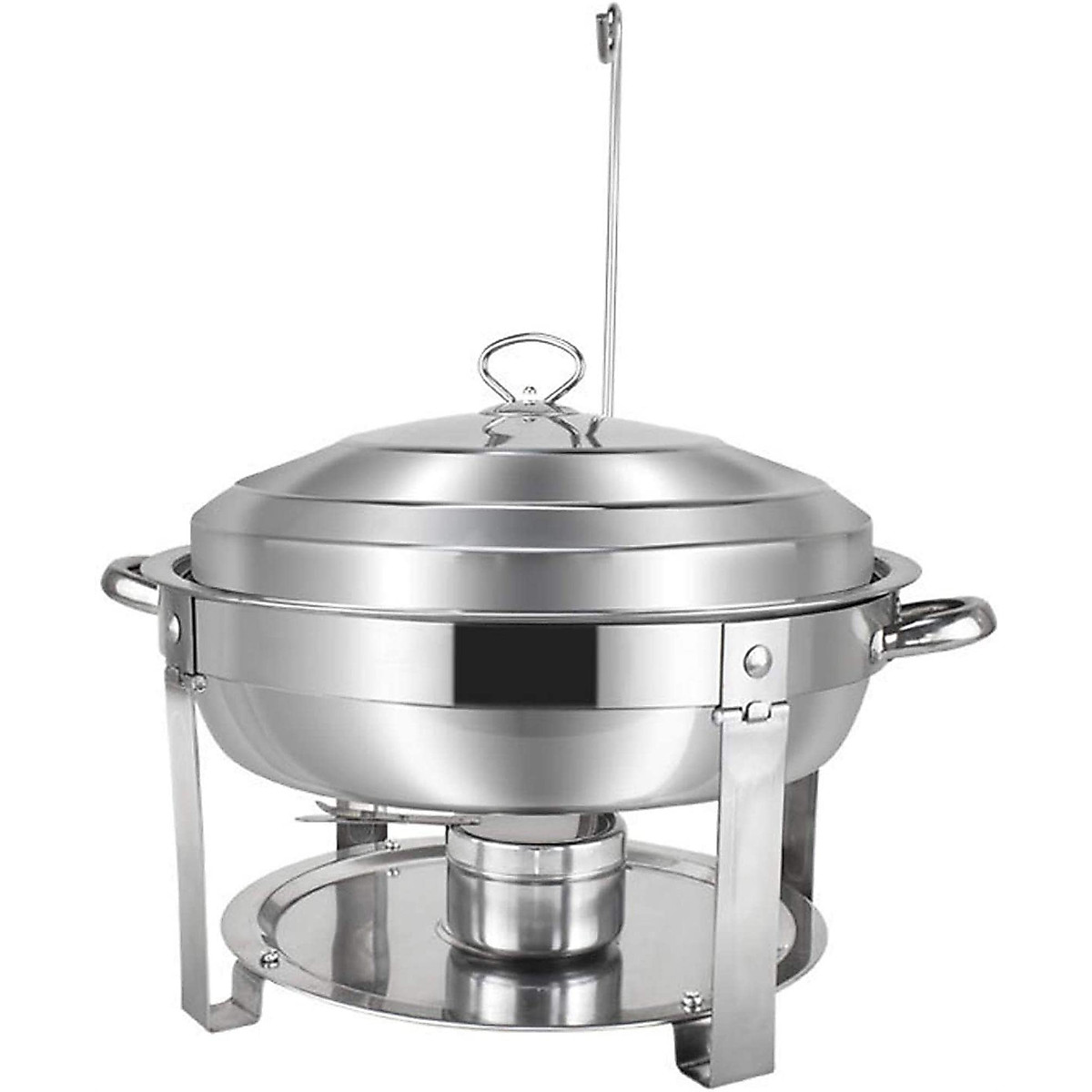 UZOURI Stainless Steel Chafing Dish, Chafing Dish Set Food Warmer Buffet, with Food Pans Fuel Holders, Food Warmer Professional Set for Catering, Buffet and Party(Size:S) (M)