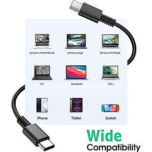 Charger for Lenovo Laptop Computer，65W 45W, for Lenovo ThinkPad Yoga Chromebook 20V 3.25A Lenovo Laptop Charger