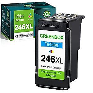 GREENBOX Remanufactured Ink Cartridge Replacement for Canon CL-246XL 246XL 246 XL for Canon PIXMA MG2520 MG2920 MG2922 MG2420 MG2522 MG3022 MG2555 MX492 TS302 TR4520(1 Tri-Color)