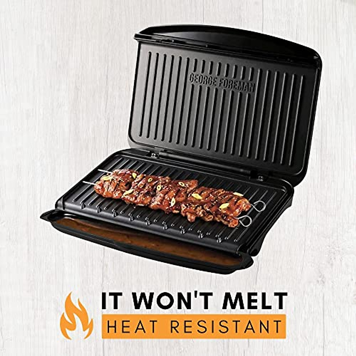 2 Pack George Foreman Grill Oil Grease Catcher Drip Tray Pan Replacement part - 14.5"