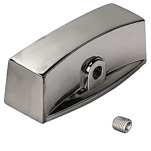 Chrome Knob Dial for Gas Control Valve, Fit for D-Shape Valve Stem Design Gas Control Valve Stove Range Oven Griddle Char Broiler - Replacement for Gas Stove Range Knobs