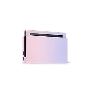 Tacky Design Duo Color Skin Compatible with Nintendo Switch Skin Wrap Cover, Pastel Pink and Purple Skin for Nintendo Switch Stickers, Premium Vinyl 3M Full Wrap Decal.