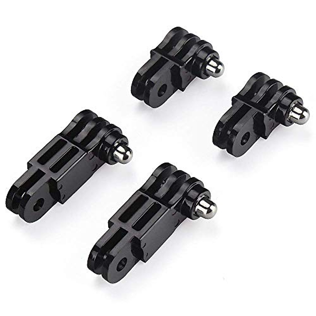 HSU Adjust Arm Straight Joints Mount, Long and Short Same Direction Straight Joints Mount for GoPro Hero 11 10 9 8 7 6 5 4 3 3+ 2 1, AKASO Campark and Other Action Cameras