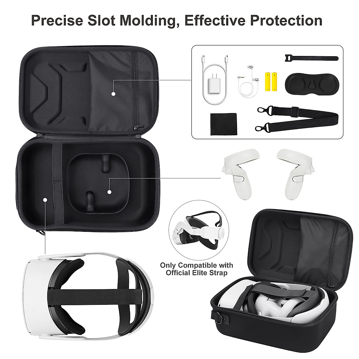 KIXAR VR Hard Carrying Case