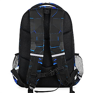 OMFUNS Sport Football Ball School Backpack for Girl Boy Teen Soccer Sport Student Bookbag for Elementary Primary Junior School Bags College Travel Daypack Laptop Backpack for Men Women