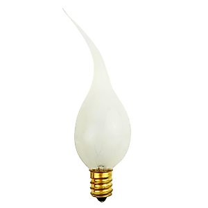National Artcraft® Flame-Style 4 Watt Silicone-Dipped Candelabra Light Bulb - Perfect for Electric Candles or Other Craft Projects (Pkg/10)
