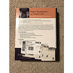 Hotel, Restaurant, and Travel Law, 7th Edition