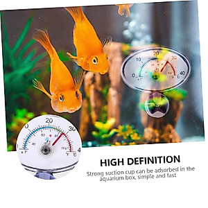 BESPORTBLE 12 Pcs Pointer Thermometer Fish Tank Digital Turtle Tank Aquarium Water Submersible Water Temperature Meter Aquarium Marina LCD Betta Fish Tank Dial Thermometer Number Abs Tub