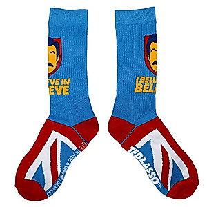 Bioworld Ted Lasso TV Series Believe in Believe Men's 3-Pack Athletic Crew Socks