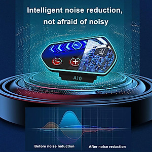 Bluetooth 5.0 Motorcycle Helmet Headset,GPS Noise Reduction Waterproof Stereo Music Handsfree Bluetooth Headphones