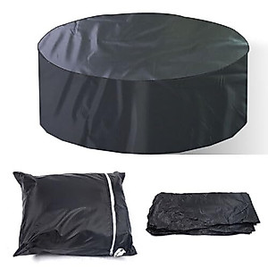 73 Patio Chair Cover Waterproof Outdoor Garden Lawn Lounge Furniture Covers Black