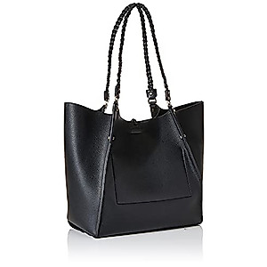 Calvin Klein Shelly Rocky Road Novelty Large Tote, Black/Gold