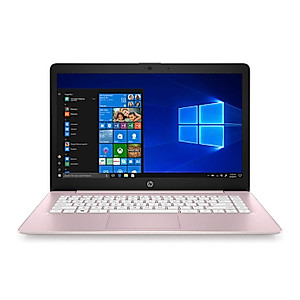 HP Stream 14-CB172WM Intel Celeron 4GB RAM 64GB eMMC 14-inch HD WLED Windows 10 Home in S mode (Renewed)