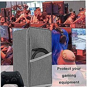 Dust Cover Anti Scratch Cover.Nylon Dust Cover Compatible with Xbox Series X Console Anti Scratch Waterproof Cover Sleeve Soft Neat Lining Dust Guard Gray